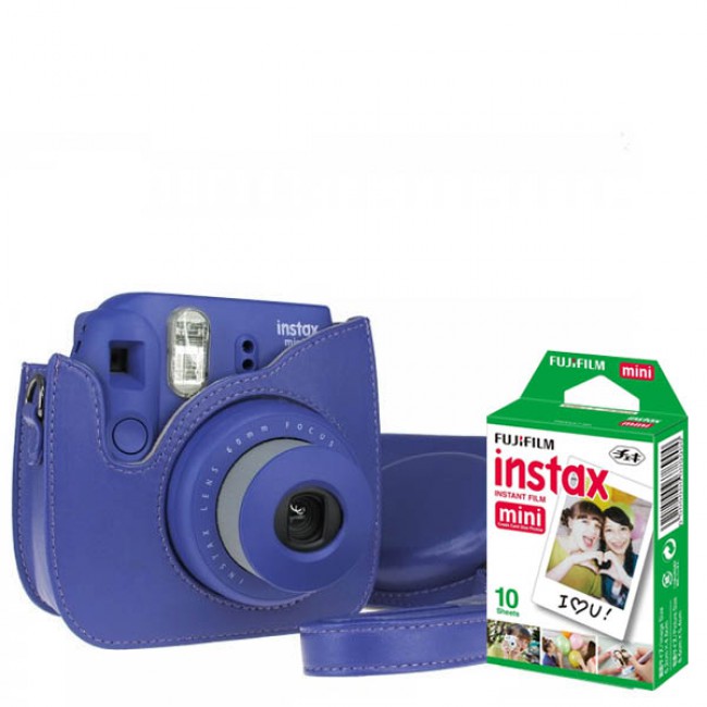 FujiFilm Instax Mini 8 Instant Film Camera + Instax Mini Film Twin Pack ...