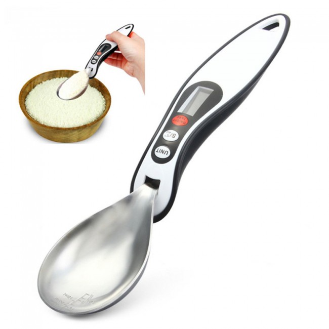 DBPOWER Digital Measuring Spoon Portable Kitchen Scale with LCD Display